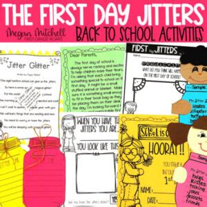 First Day Jitters Activities Megan Mitchell