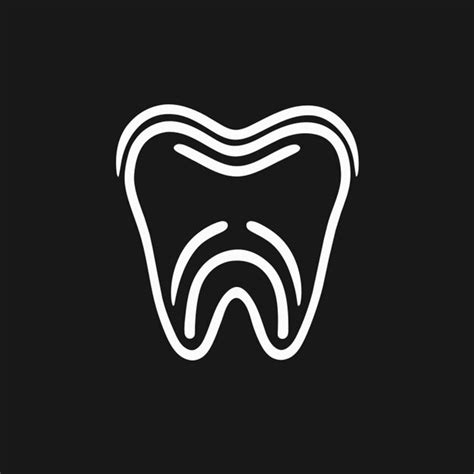 Premium Vector Teeth Logo Vector Illustration Line Art