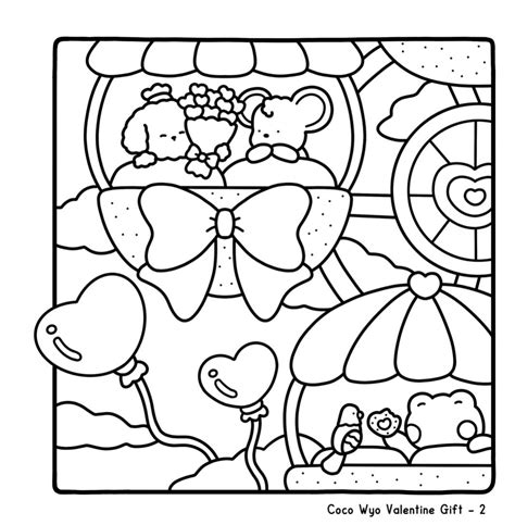 Coco Wyo Valentine Valentine Coloring Pages Coloring Pages Detailed