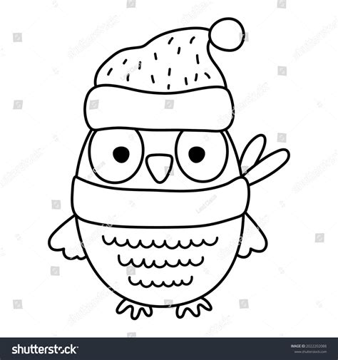Fall Owl Clip Art Black And White