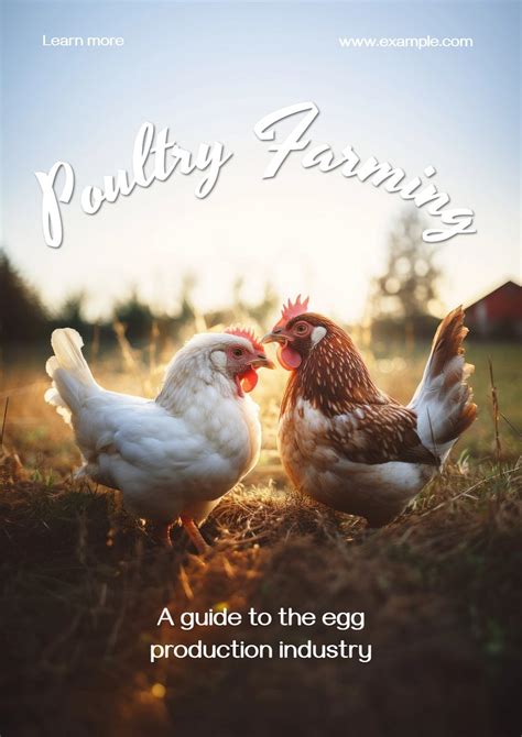 Poultry Farming Poster Template Premium Editable Template Rawpixel