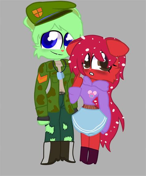 Flaky X Flippy By Miraclefoxdarkfire On Deviantart