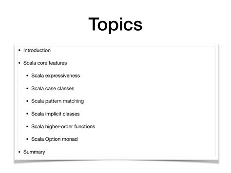 A Scala Tutorial Ppt