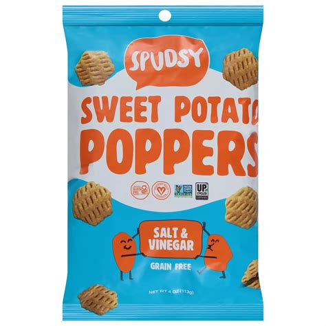 Spudsy Salt And Vinegar Sweet Potato Poppers Shop Chips At H E B