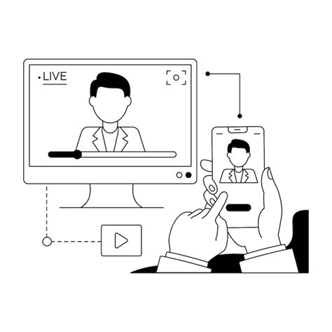 Premium Vector Data Analysis Character Based Line Illustration