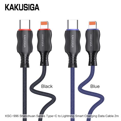 Kakusiga Ksc 996 Pd20w Fast Charging Data Cable 2 Meter Type C To
