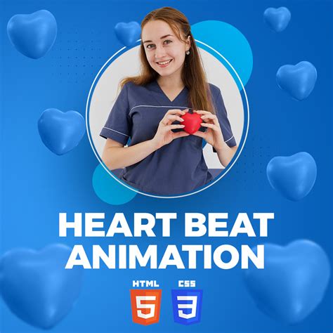 Heart Shape And Heart Beat Animation Using Pure Css Vibrating Heart