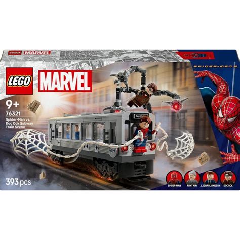 Lego 76321 Marvel La Scène Du Train De Spider Man Et Docteur Octopus