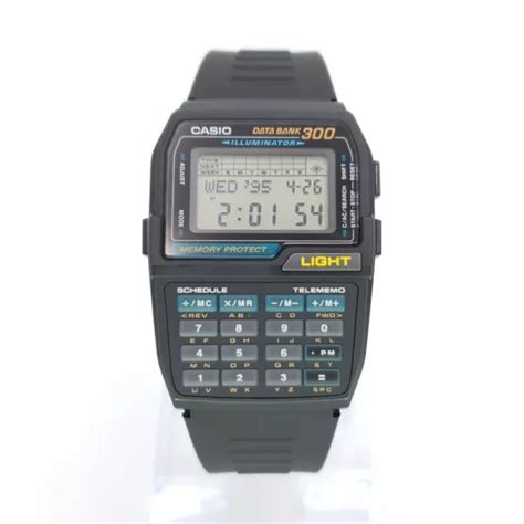 Nos Casio Dbc 310 Data Bank 300 Calculator Vintage Digital Watch 1990 £320 00 Picclick Uk