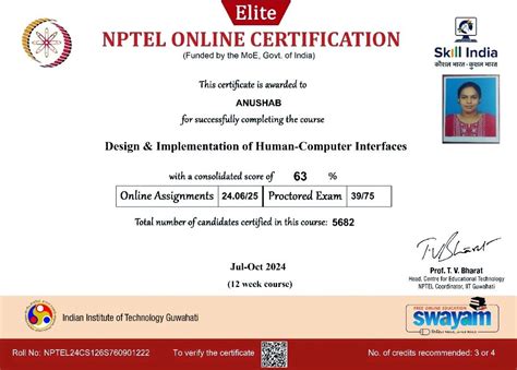 Anusha B On Linkedin Successfully Completed Design And Implementation Of Human Computer