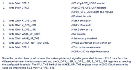 Lis2dw12 Getting Falling Interrupt With Status Reg Stmicroelectronics Community