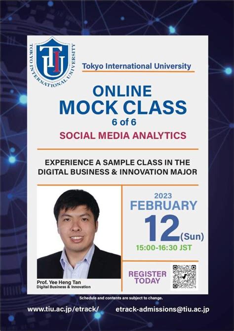 Tiu Mock Class 6 Of 6 Social Media Analytics Tiu Etrack