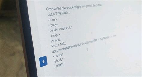 Observe The Given Code Snippet And Predict Studyx