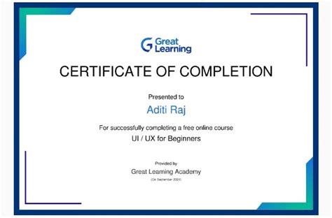 Aditi Raj On Linkedin Greatlearningacademy Greatlearning Glacertificate