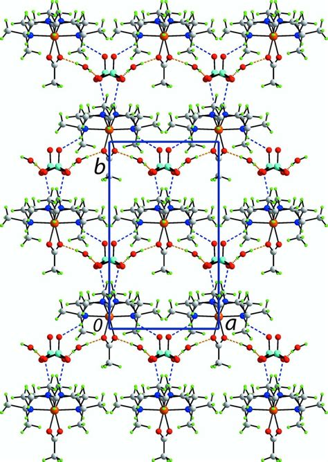 A View Of The Supramolecular Layer In The Ab Plane In I The O H···o