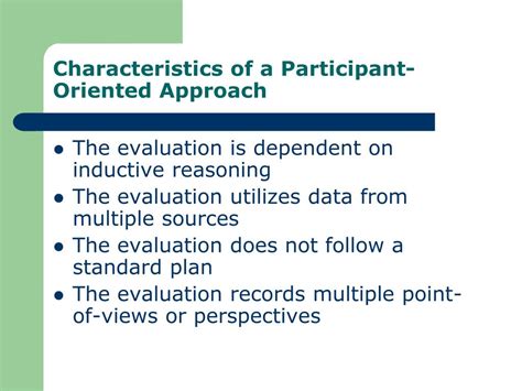 Ppt Participant Oriented Evaluation Powerpoint Presentation Free Download Id3037250