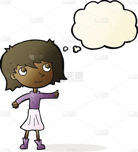 卡通人物与思想泡沫