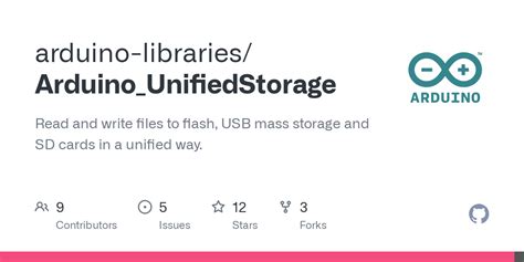 Github Arduino Librariesarduinounifiedstorage Read And Write Files To Flash Usb Mass