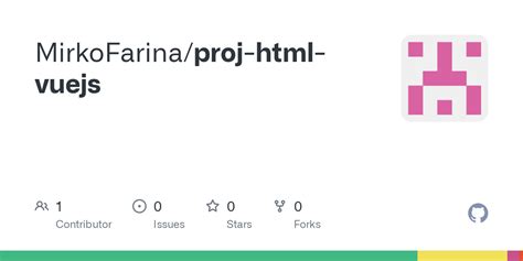 GitHub MirkoFarina Proj Html Vuejs