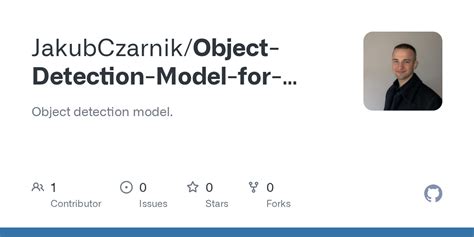 Github Jakubczarnik Object Detection Model For The Coco2017 Dataset Object Detection Model
