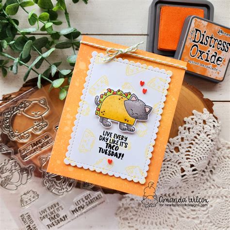 Newtons Nook Designs Taco Tuesday Card By Amanda Wilcox