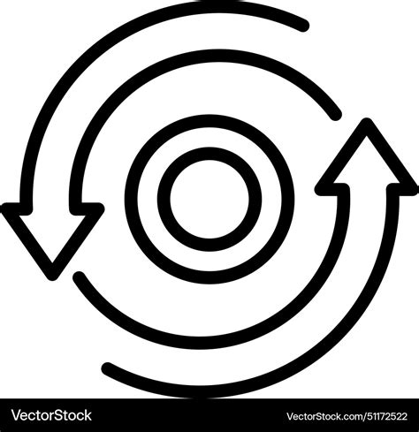 Rotate Royalty Free Vector Image Vectorstock