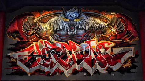 健身房墙绘图片简单潮流大山谷图库