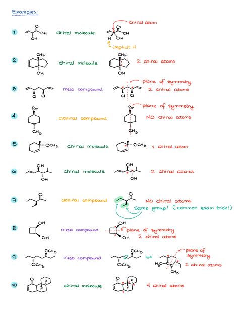 How To Identify Chiral Atoms Chiral Molecules And Meso Compounds — Organic Chemistry Tutor