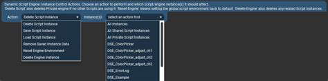 Dynamic Script Engine Plugin For Touch Portal Plugin Actions