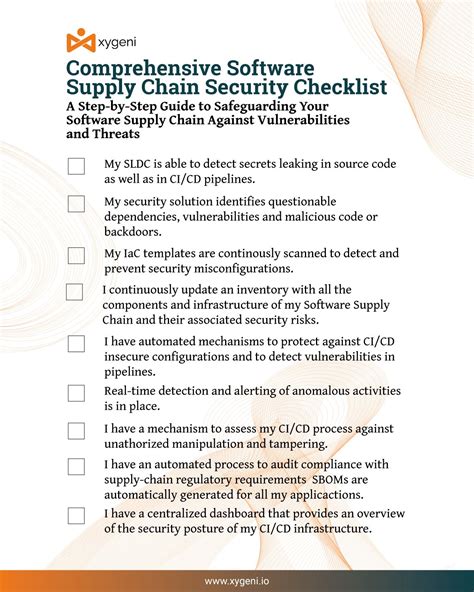 Checklistday Appsec Softwaresupplychainsecurity Devsecops… Xygeni