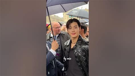 차은우 실물 느낌 🇫🇷 파리패션위크 디올 Youtube