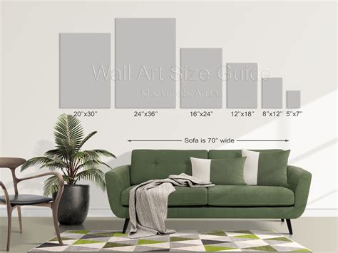 Portrait Canvas Wall Art Size Guide Canvas Print Size Guide Etsy
