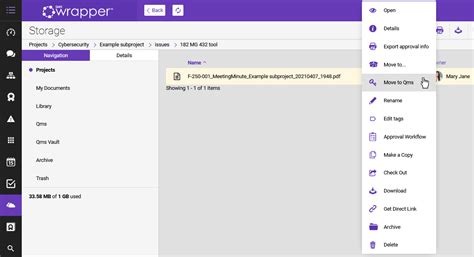 Move To Qms And Qms Vault Qmswrapper Documentation