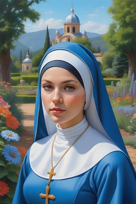 Download Ai Generated Woman Nun Royalty Free Stock Illustration