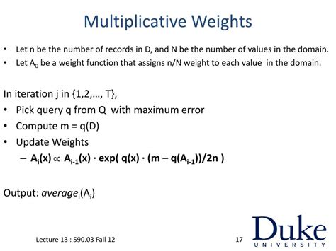 Ppt Multiplicative Weights Algorithms Powerpoint Presentation Free