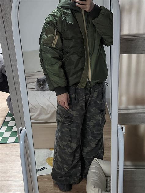 앤더슨벨 N2b 봄버 착용사진 패션 에펨코리아