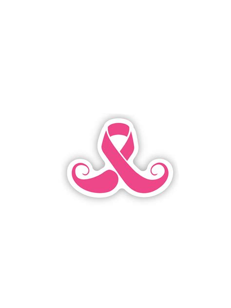Breast Cancer Ribbon Sticker