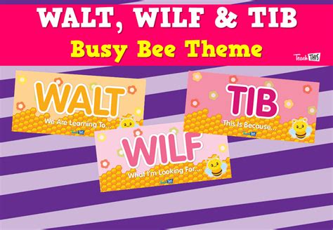 Walt Wilf And Tib Busy Bee Theme Teacher Resources And Classroom Games Teach This