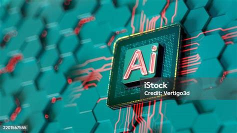 기계 학습 개념 Cpu에 디지털 Ai 텍스트 인공 지능 개념 벌집 배경 0명에 대한 스톡 사진 및 기타 이미지 0명 3차원 형태 Cpu Istock