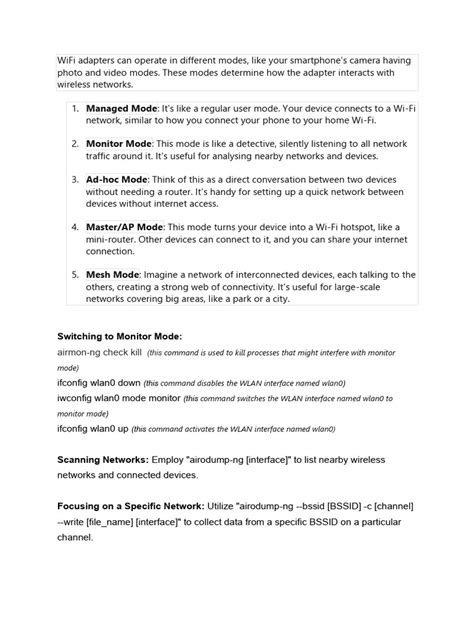 wifi pentesting commands pdf wi fi wireless lan