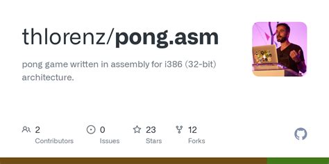 GitHub Thlorenz Pong Asm Pong Game Written In Assembly For I386 32