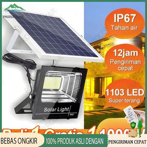 Special Offer W New Lampu Sorot Solar Cell Led Tenaga Surya Lampu Tenaga Matahari Lampu Sorot