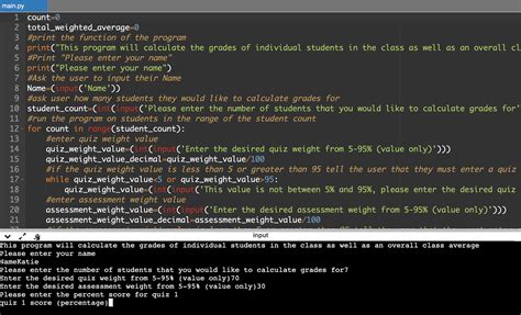 Python Project Grade Calculator For Instructors Behance