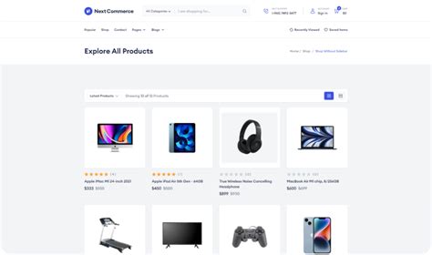 Free Next Js Ecommerce Boilerplate Template Nextmerce