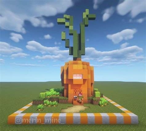 Autumn Pumpkin Pie Farm House In Minecraft Artofit