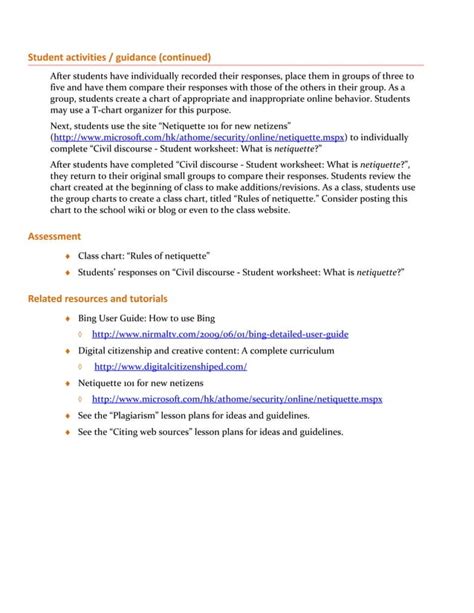 Civil Discourse Lessonplan Pdf