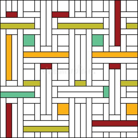 grid of black vertical and horizontal lines on a white background with selected squares and