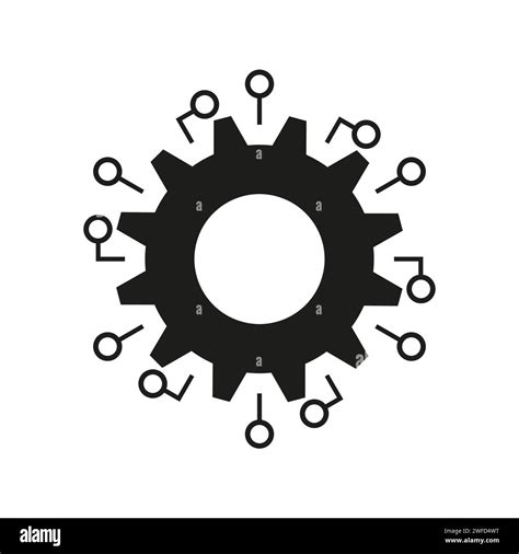 Data Integration Outline Icon For Graphic Design Logo Web Site