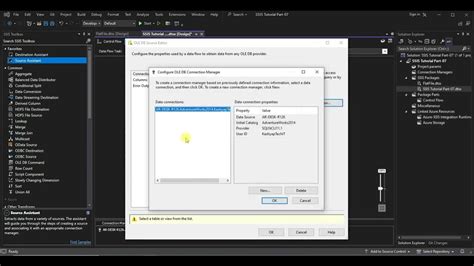 How To Configure Ole Db Source Component In Ssis Ssis Tutorial Part