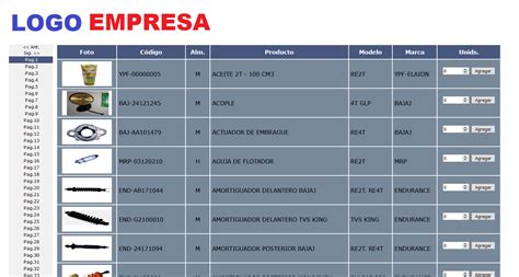 código de php catalogo de productos sin base de datos